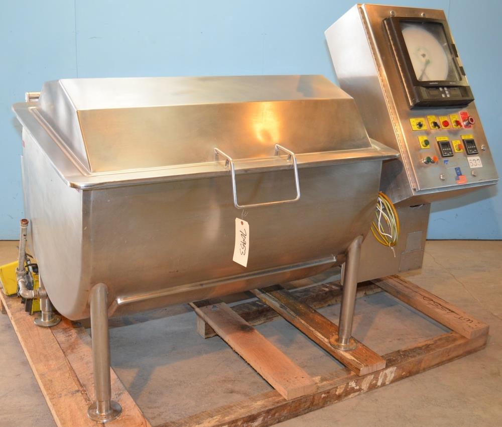 60 Gal JC Pardo Model PTCCT60 S/S Jacketed Horizontal Combo Tumble ...